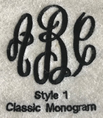 Monograms – Heatherdale Stitchery